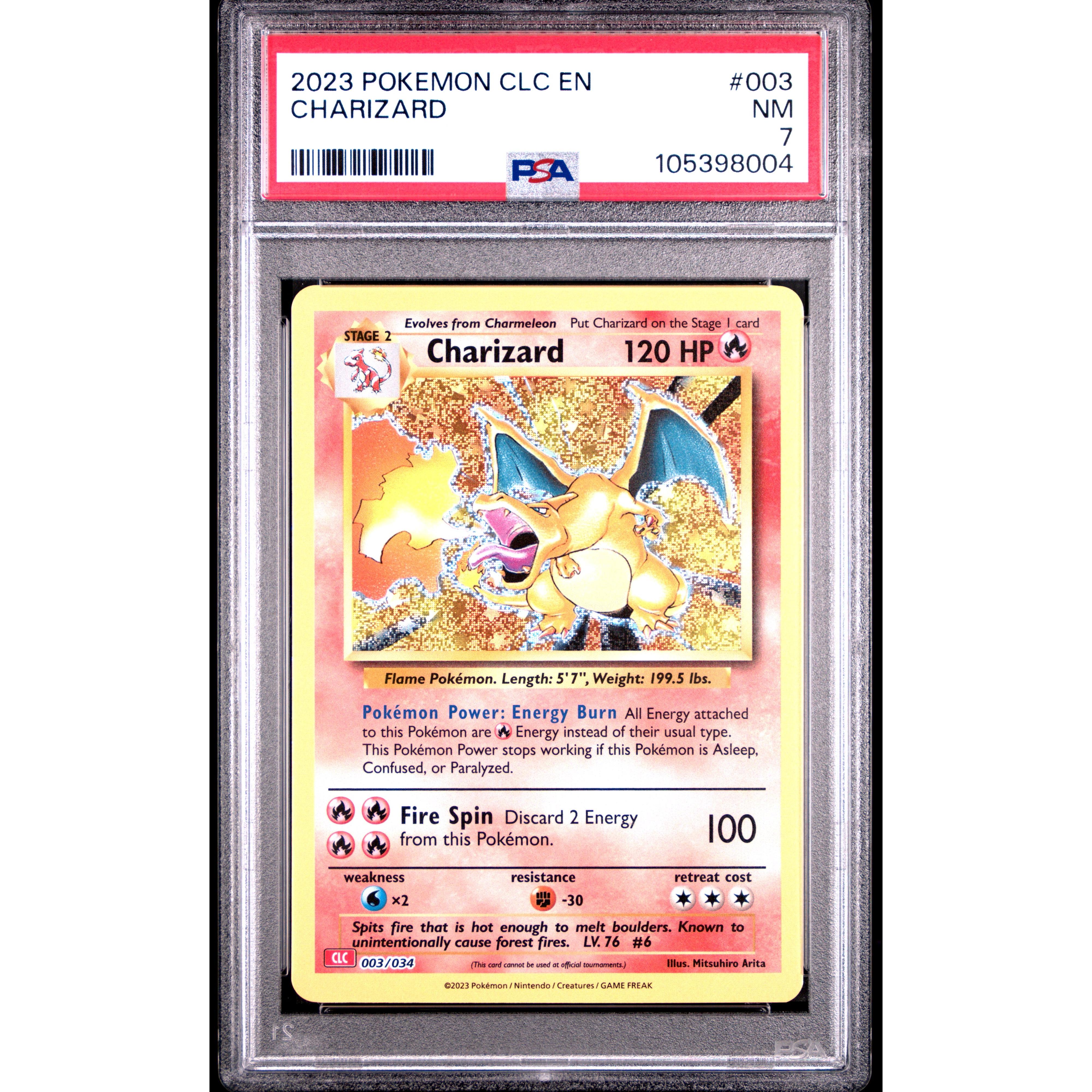 2023 POKEMON CLASSIC COLLECTION CHARIZARD 003/034 PSA 7 – Kollecter