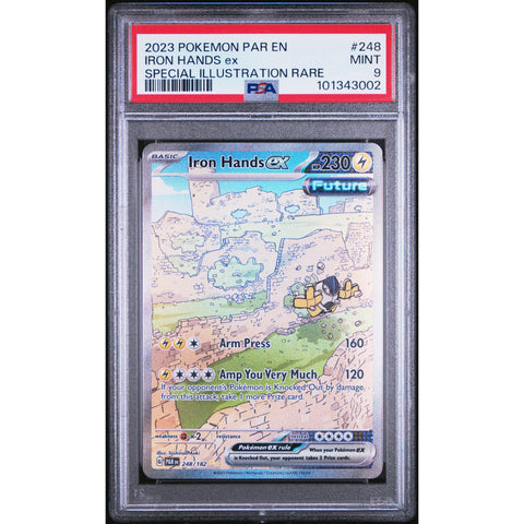 2023 POKEMON PARADOX RIFT IRON HANDS 248/182 PSA 9 – Kollecter