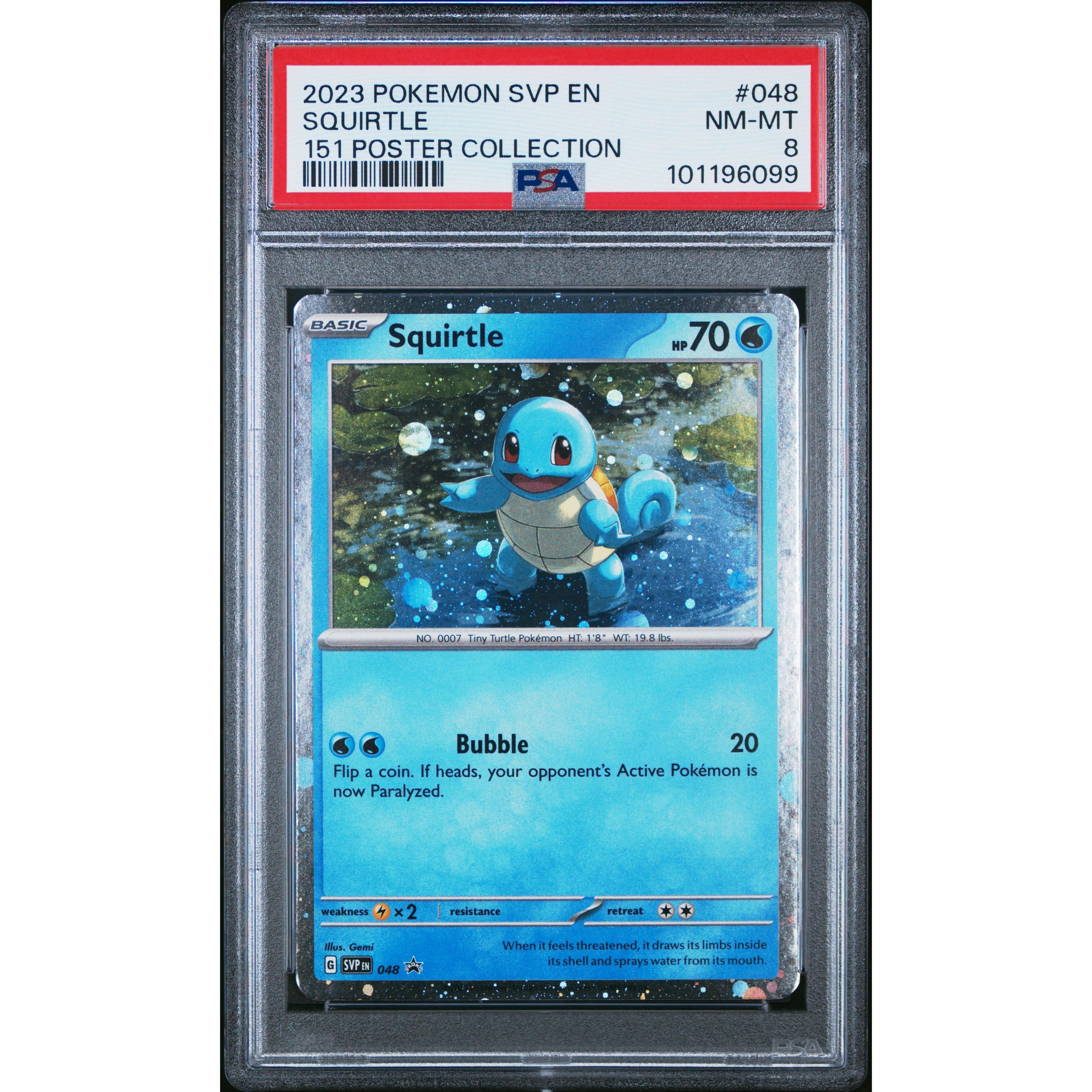 2023 POKEMON SCARLET VIOLET PROMO SQUIRTLE SVP043 PSA 8 – Kollecter
