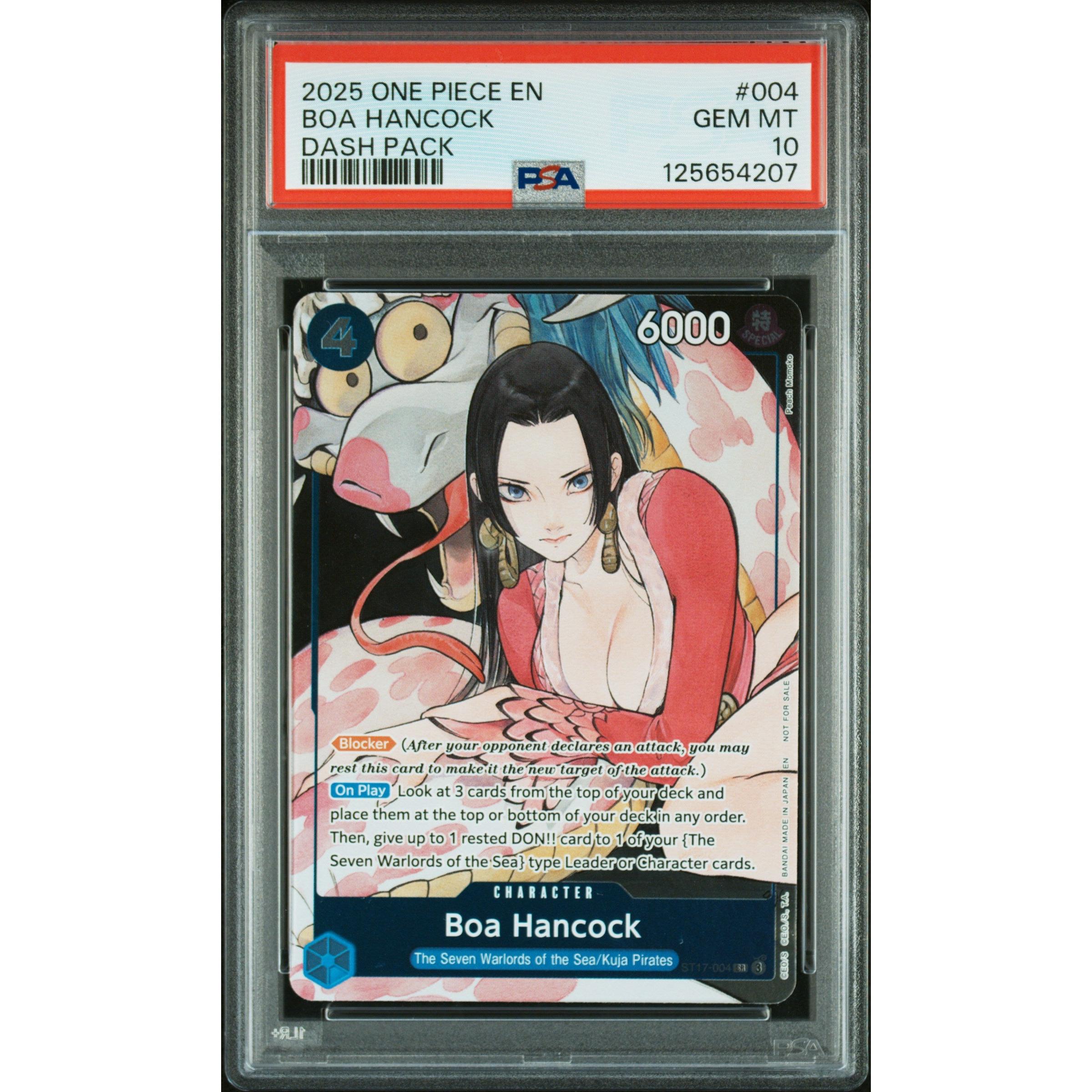 2025 ONE PIECE DASH PACK BOA HANCOCK 004 PSA 10 – Kollecter