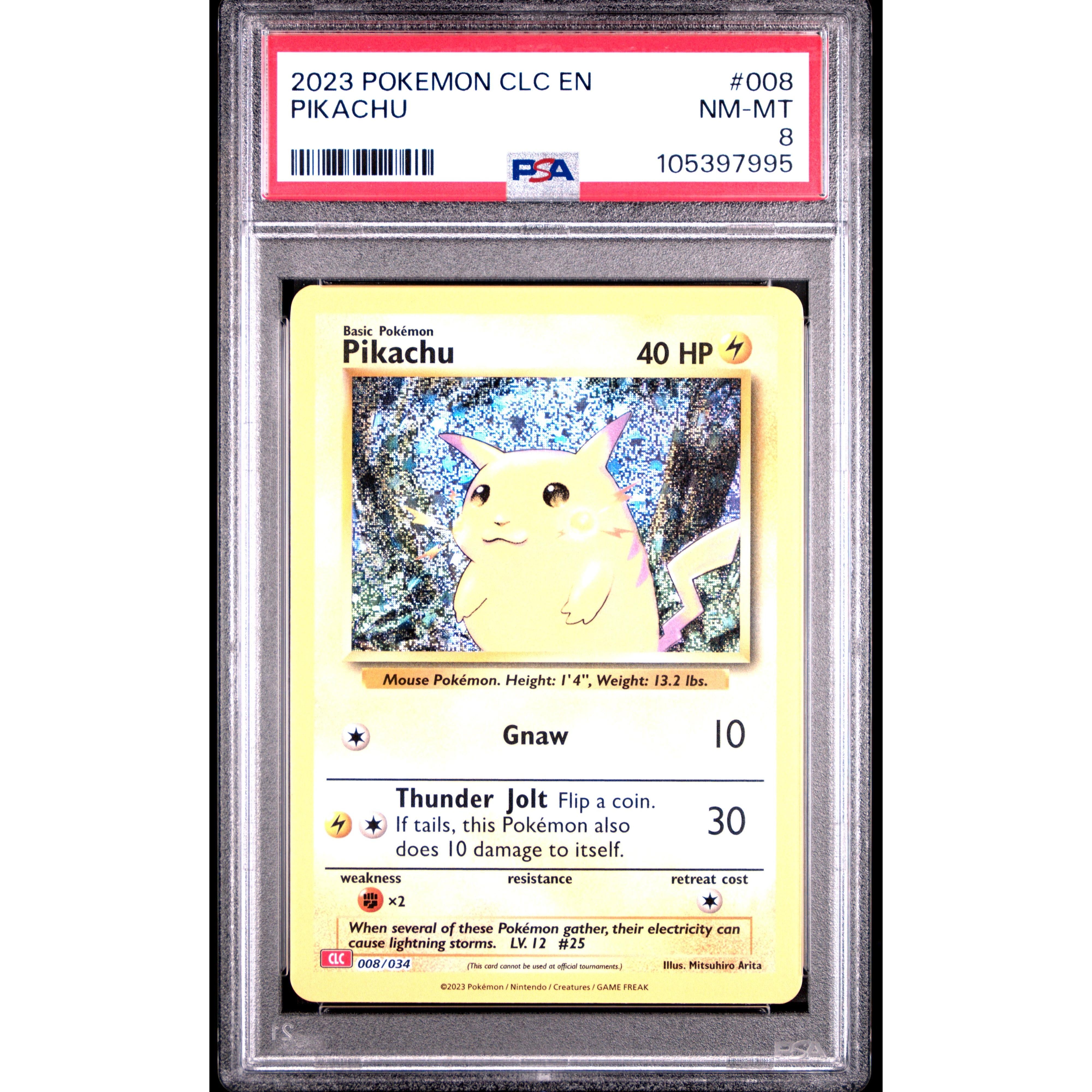 2023 POKEMON CLASSIC COLLECTION PIKACHU 008/034 PSA 8 – Kollecter