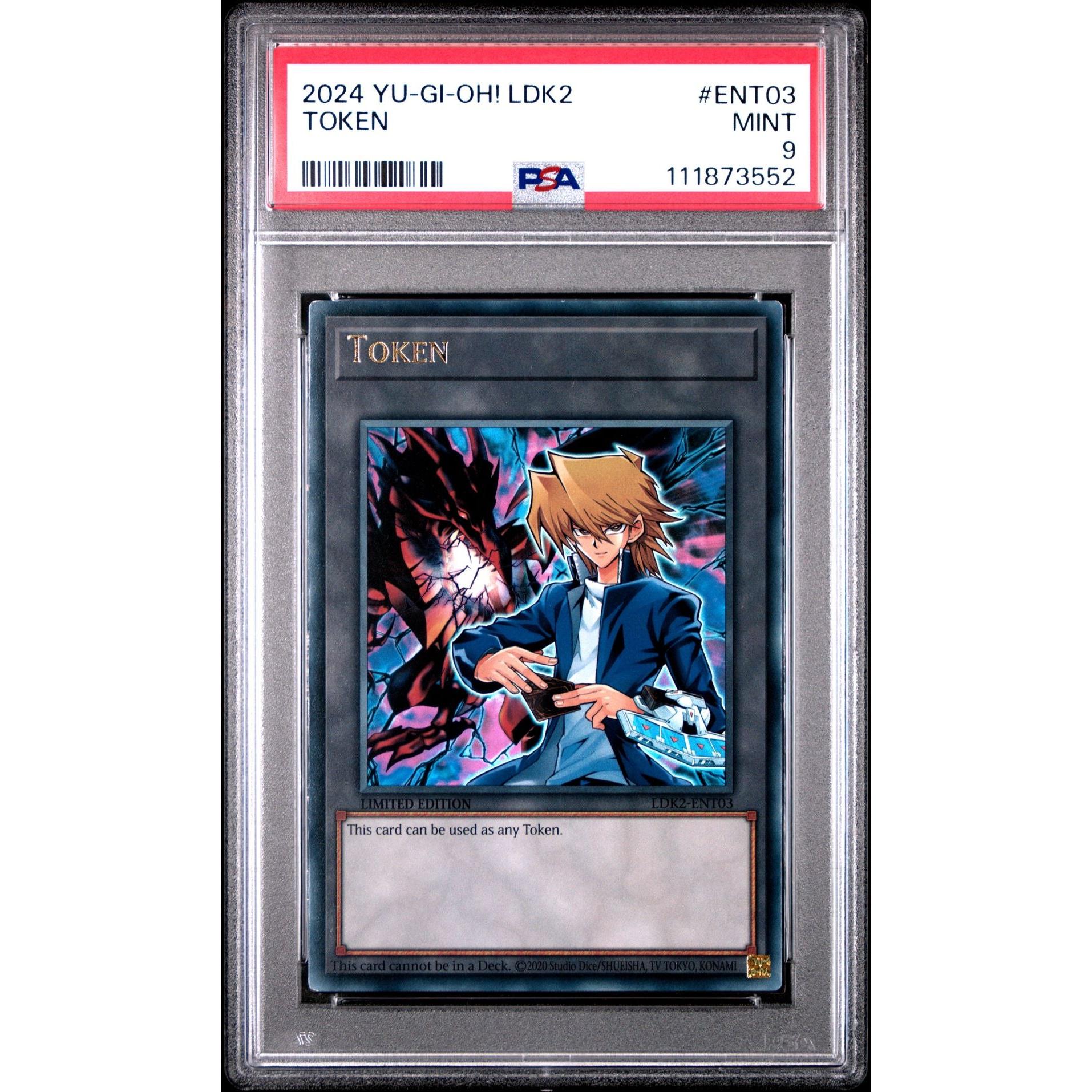 2024 YU-GI-OH LEGENDARY DECKS II TOKEN JOEY ENT03 PSA 9 – Kollecter