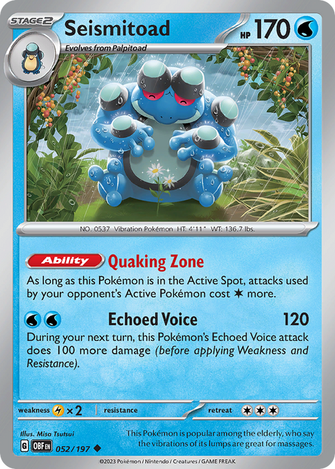 Seismitoad - 052/197 – Kollecter