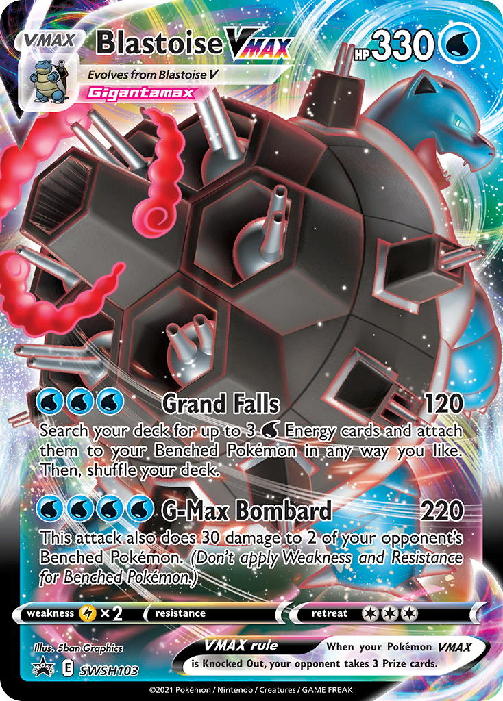 Blastoise VMAX - SWSH103 – Kollecter